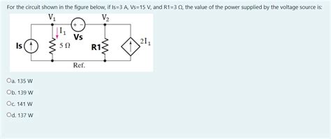 solved for the circuit shown in the figure below if is 3 a