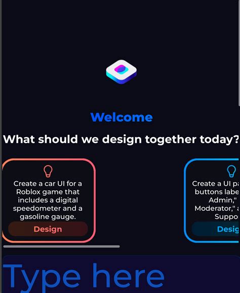Introducing Design Your New Ui Designer Ai Creations Feedback Developer Forum Roblox