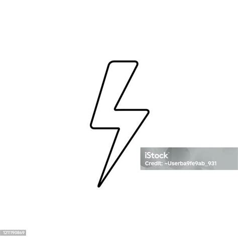 閃電線圖示向量閃電電動向量能量和雷電的象徵概念閃光向量圖形及更多互聯網圖片 互聯網 光 剪裁圖 Istock