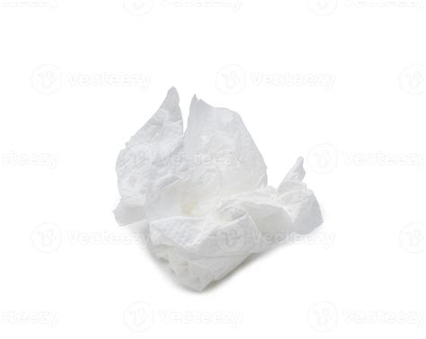 Papel De Tecido Aparafusado Ou Amassado Ou Guardanapo Como Forma De