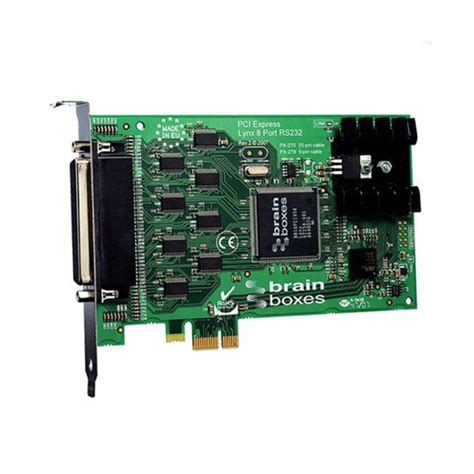 Brainboxes Port Rs Pci Express Serial Card Pin Connectors Officesupply Com