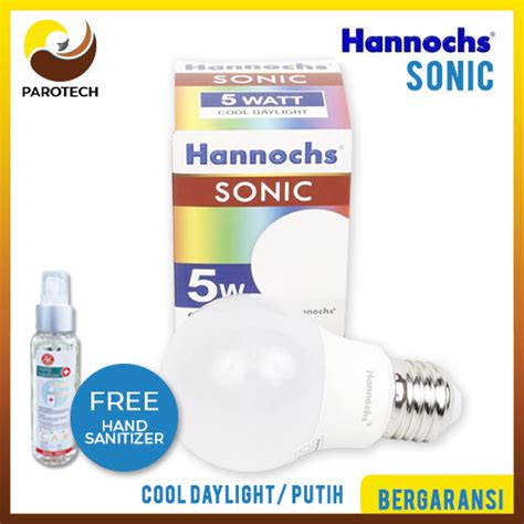 Jual Hannochs Cahaya Putih Sonic Lampu LED 5W 7W 9W 12W 15W Original