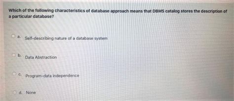 solved database management system dbms is a