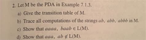 Solved Example 713 The Even Length Palindromes Over Fa B