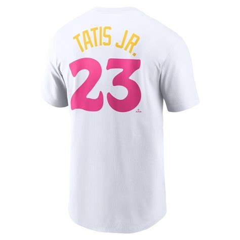 Nike Mlb フェルナンド・タティス・ジュニア パドレス Tシャツ 2022 シティーコネクト City Connect ネーム＆ナンバー