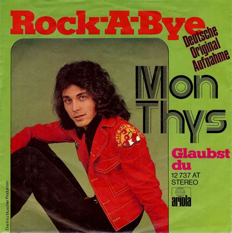 Mon Thys Rock A Bye Vinyl 7 45 Rpm Single 1973 R5786475 Discogs