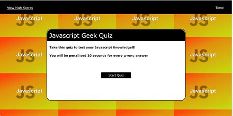 Github Davemon79javascript Geek Quiz