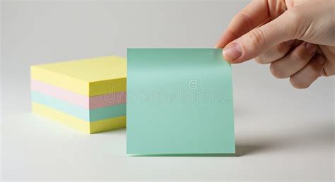 Pastel Post It Notes A Minimalist Still Life Stock Illustration Illustration Of Still