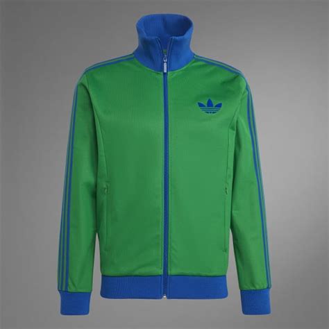 Veste De Survêtement à Rayures Adicolor Heritage Now Vert Adidas Adidas France