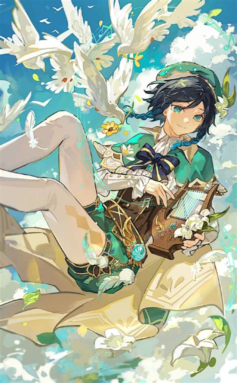 Venti Fanart Ehe Ideen Gegen Langeweile Shenhe