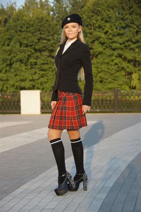 Viky Scottish Style Kilt Skirt Jeffrey Campbell Scottish Style