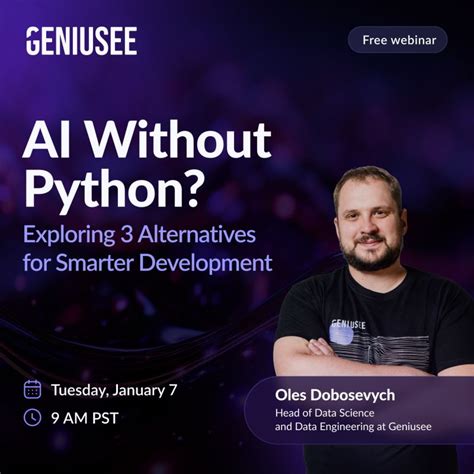 Ai Python Datascience Machinelearning Aitools Aiwebinar