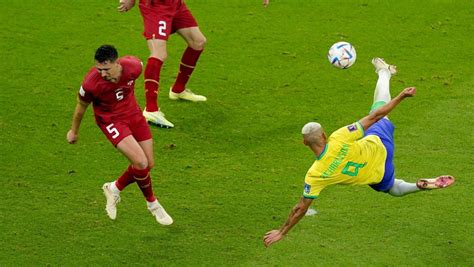 Two Goal Richarlison Caps Brazil Victory Over Serbia With Spectacular