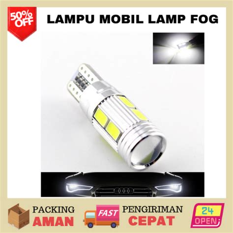 Lampu Fog Light Mobil LED H T SMD PCS Lampu Kabut Mobil LED Super Terang Bulat Avanza