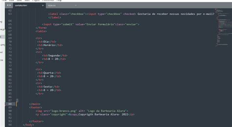 Tabela Ficou Abaixo Do Logo Html E Css Parte Trabalhando