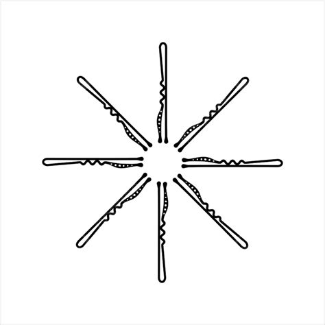 Hair Pin Icon Bobby Abstract Lady Stylish Business PNG And Vector With Transparent Background