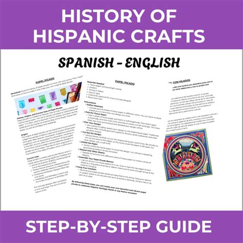 History Of Hispanic Crafts And Step By Step Instructions How To Make