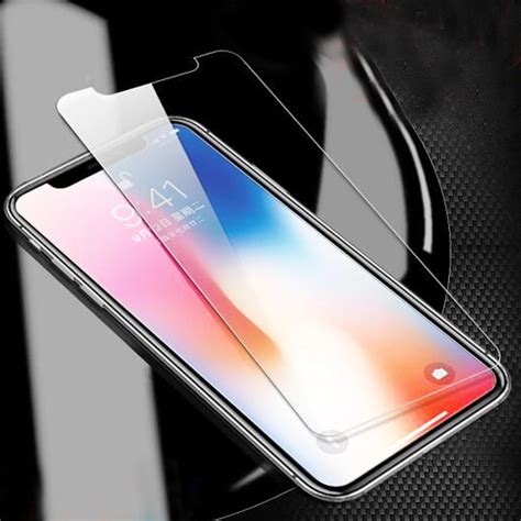 Jetjoy For Iphone X 8 Plus Temper Glass Film Screen Protector 9h Hd 0