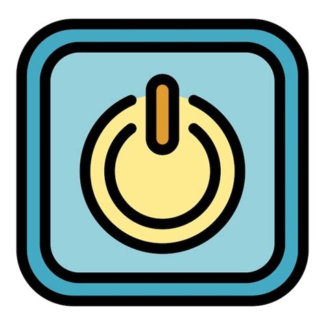 Premium Vector Power Energy Button Icon Outline Power Energy Button