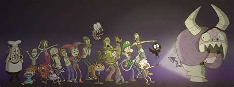 Crazy Cartoon Crossover Emotion Special Fear By L0lm4tt On Deviantart