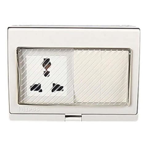Prise 2WAY Prise De Courant Murale Universelle Blanche 16a 250V