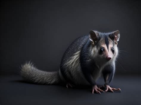 Premium Ai Image Possum Isolated Ai Generated