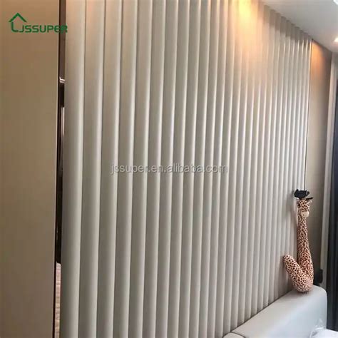 Wpc Wall Panel Round Fluted Wall Panel Interior Decorative Pvc Panel