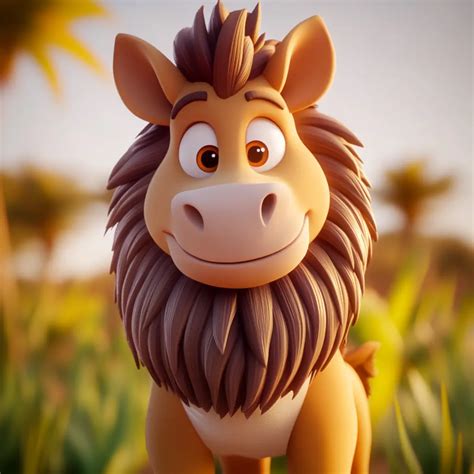 Fábula El burro con piel de león Minenito