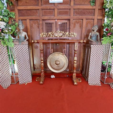Gamelan Musical Instrument Originating From Java Indonesia Stock