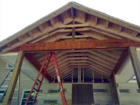 Build Gable Roof Over Deck Porch Youtube