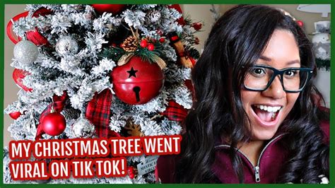 My Christmas Tree Went Viral On Tik Tok Vlogmas Day 13 Youtube