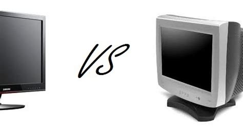 Perbedaan Monitor CRT Dengan LCD