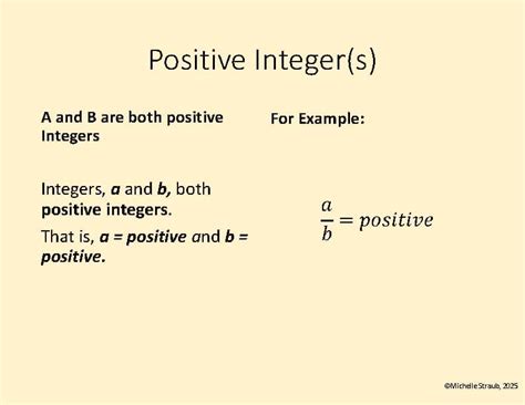 Dividing Positvenegative Integers By Michelle Straub Tpt