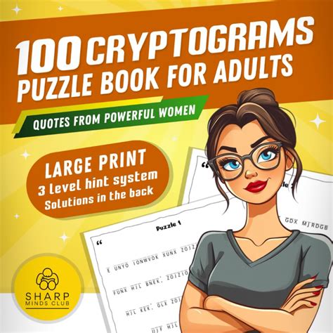 100 Cryptograms Puzzle Book For Adults And Teens Quotes From Powerful