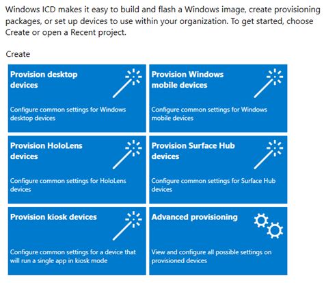 provisioning packages overview microsoft learn