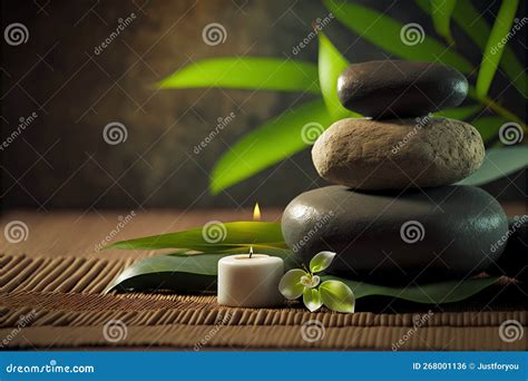 Wellness Spa Generate Ai Art Stock Illustration Illustration Of