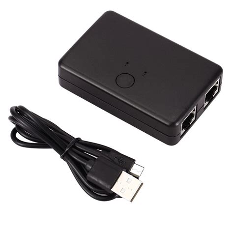 Mini 2 Port Rj45 Lan Hub Network Switch Box Computer Ethernet Internet Adapter A Jue Np