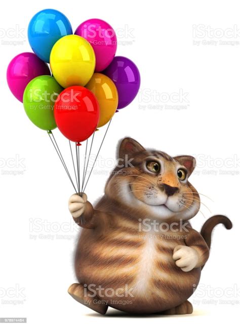 재미 있는 고양이3d 일러스트 갈색에 대한 스톡 사진 및 기타 이미지 갈색 고양이 새끼 고양잇과 Istock