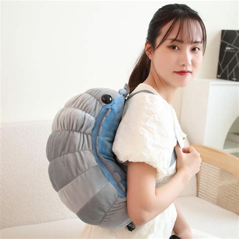 Simulation Insect Backpack Plush Toys Soft Stuffed Cartoon