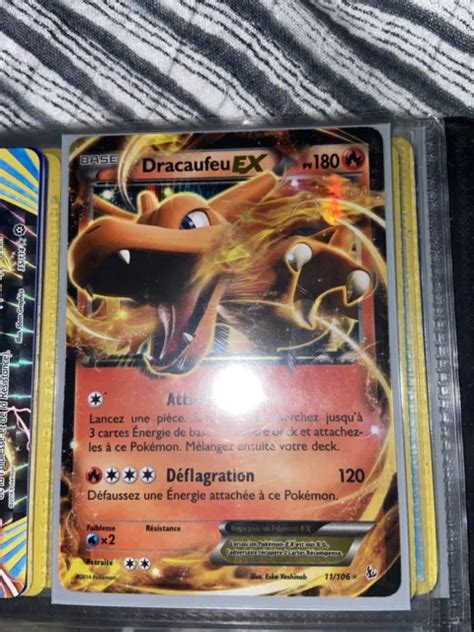 CARTE POKÉMON DRACAUFEU EX 11 106 XY Etincelles FR EUR 20 00