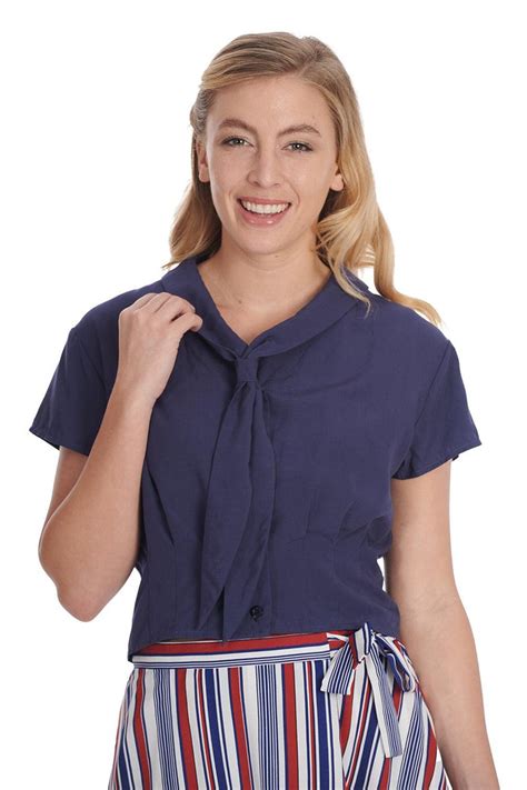 Banned Summer Ahoy Blouse Dark Fashion Clothing