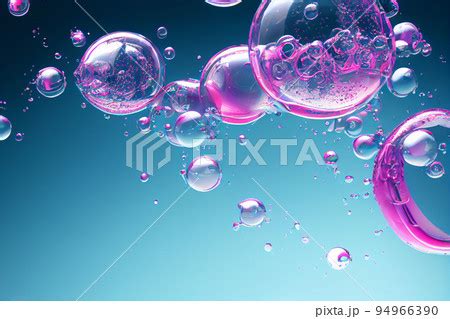 背景素材 抽象的な泡の背景のイラスト素材 94966390 PIXTA
