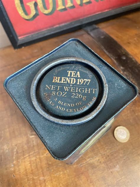 Jacksons Of Piccadilly Collectable Tea Tin 1952 1977 Etsy