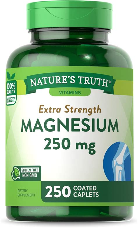Nature Made Magnesium Oxide 250 Mg Magnesium Supplement