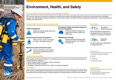 Sap Ehs Solution Overview