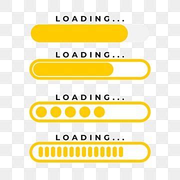 Loading Progress Bar Vector PNG Images