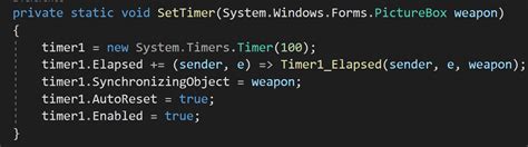 C How Do I Reference A Picture Box From A Different Class To A Timer Event Method Stack
