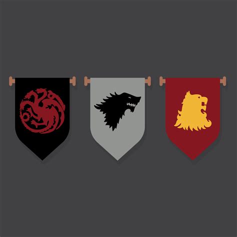 Aprender Acerca 108 Imagen Banderas De Las Casas De Juego De Tronos