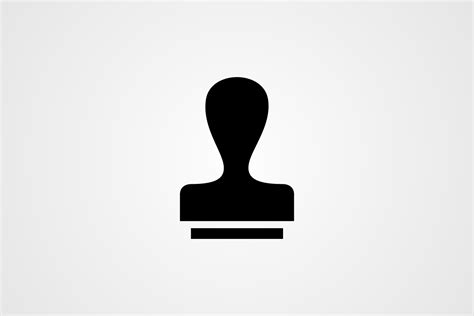 Vector Stemp Glyph Icon Graphic By Kazim Abbas1996 · Creative Fabrica