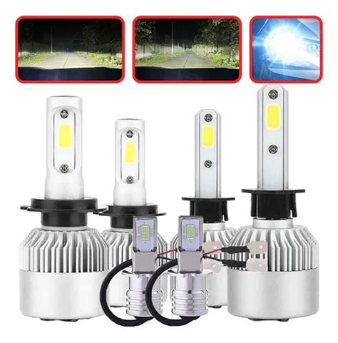 Da1 Kit De Focos Led H1 H7 H3 For Ford Ka 2001 2006 Cuotas sin interés